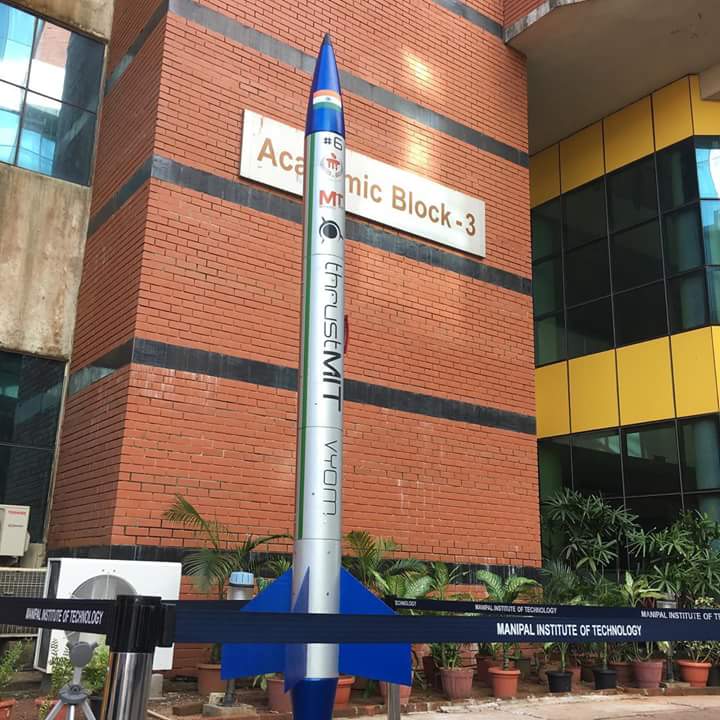 Thrust MIT's flagship rocket Vyom is up on display | ManipalBlog